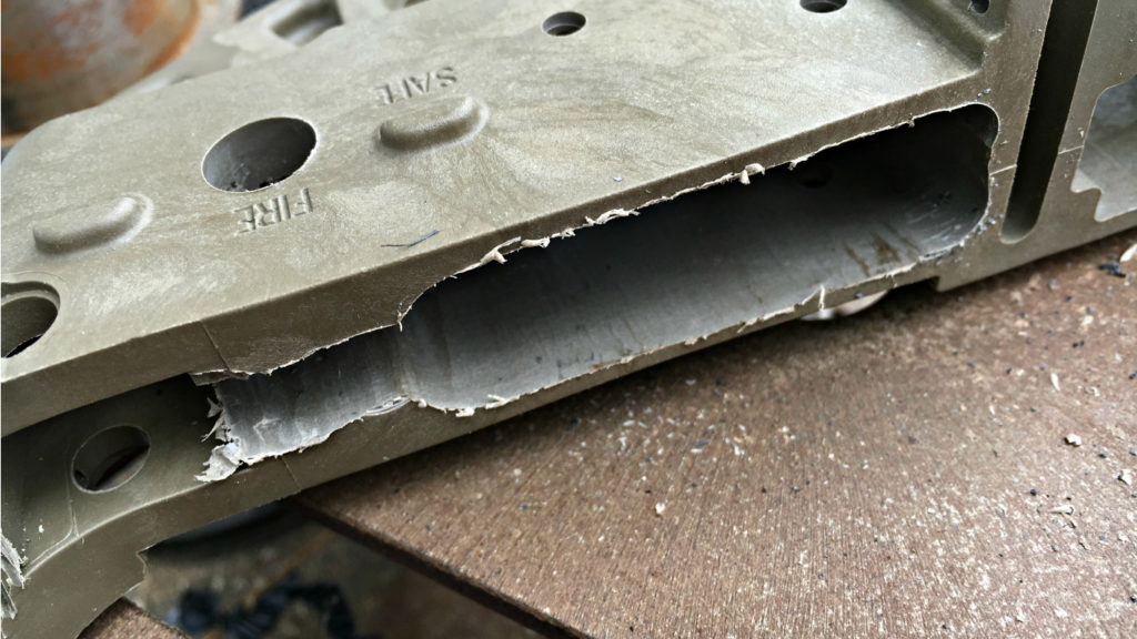 Part 2 milling out a 80% Polymer Lower Receiver | Kit Badger