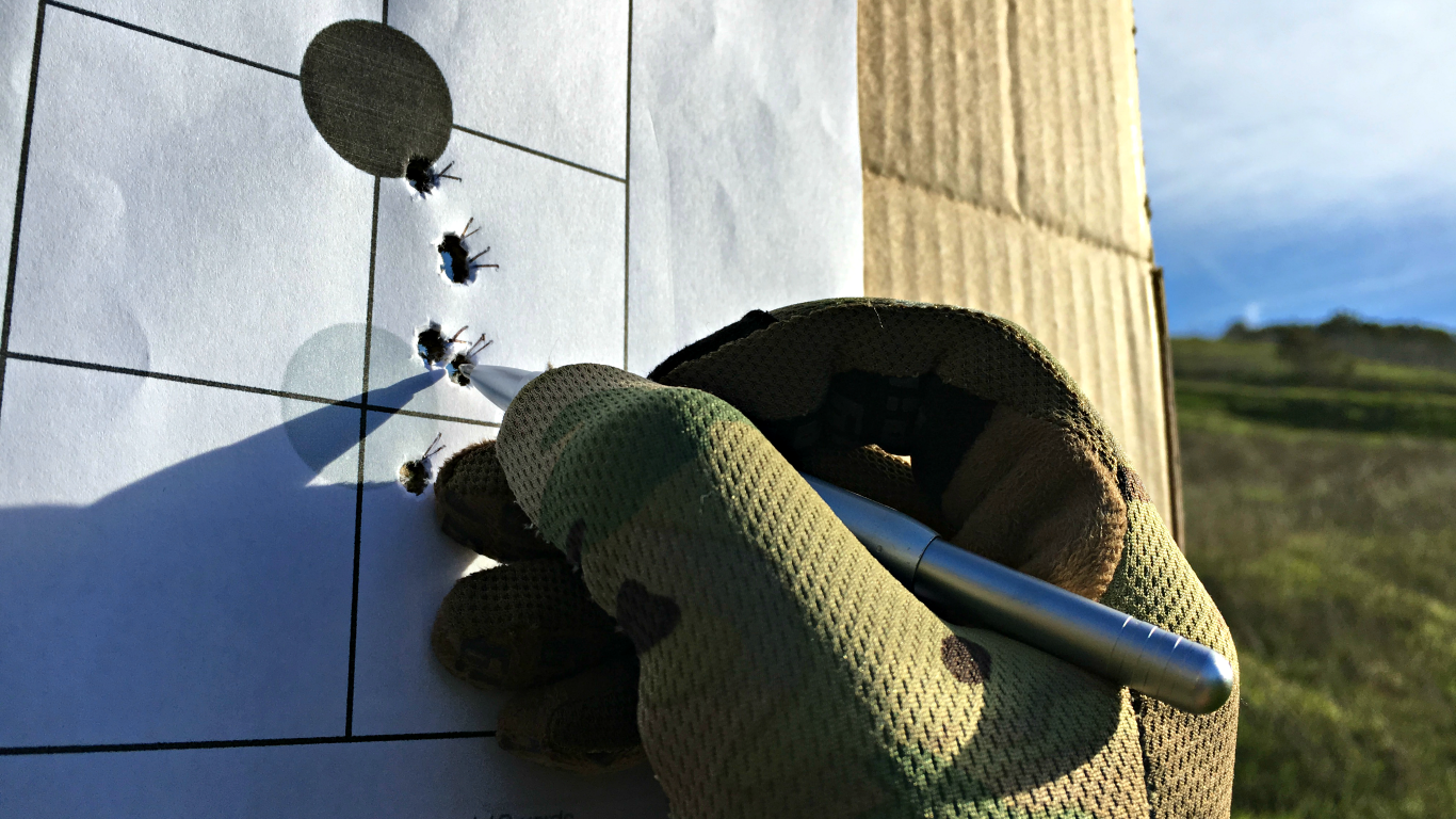 Here we revisist the 10 Yard Zeroing Target | Kit Badger